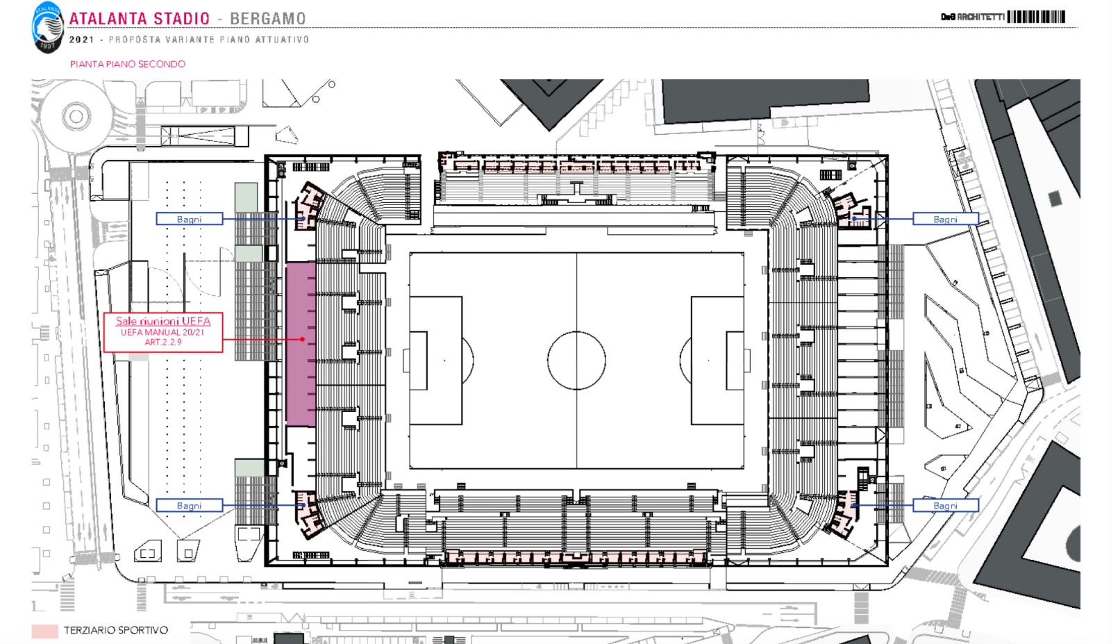 QUI IL PROGETTO DELLO STADIO, UNA VOLTA FINITO! con il PDF originale ...