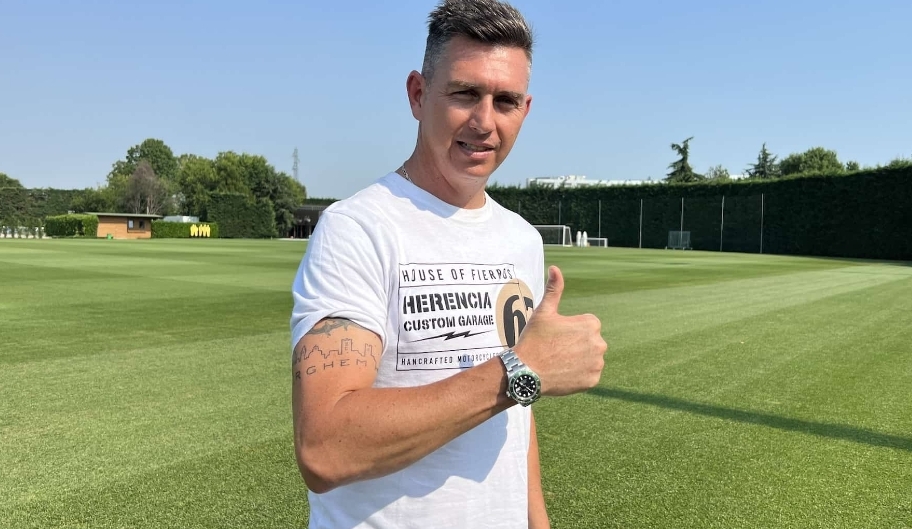 Leonardo Talamonti in visita al Centro Bortolotti | Atalantini.com