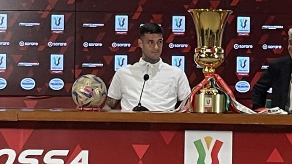 Scamacca in conferenza stampa a Roma | Atalantini.com